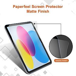 Avakot 2 Pack Paperfeel Screen Protector for iPad 10th Generation Drawing | Matte Paperfeel Film for iPad 10.9 inch | Anti-Glare/Anti-Scratch Film