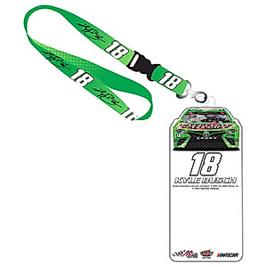R and R Imports Kyle Busch #18 Nascar Credential Holder with Lanyard New for 2022