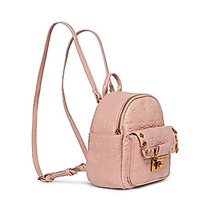 Betsey Johnson Brainer Skull Mini Backpack, Blush