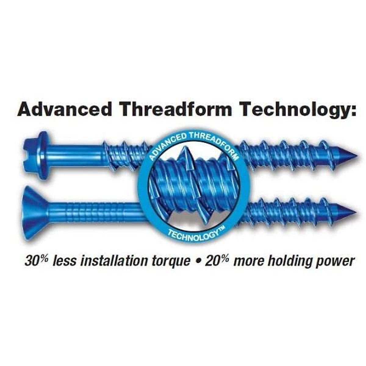 Tapcon 1/4" x 3-3/4" Star Torx Head Concrete Anchor Screws 3193407V2 | 100 Pack | Drill Bit Included