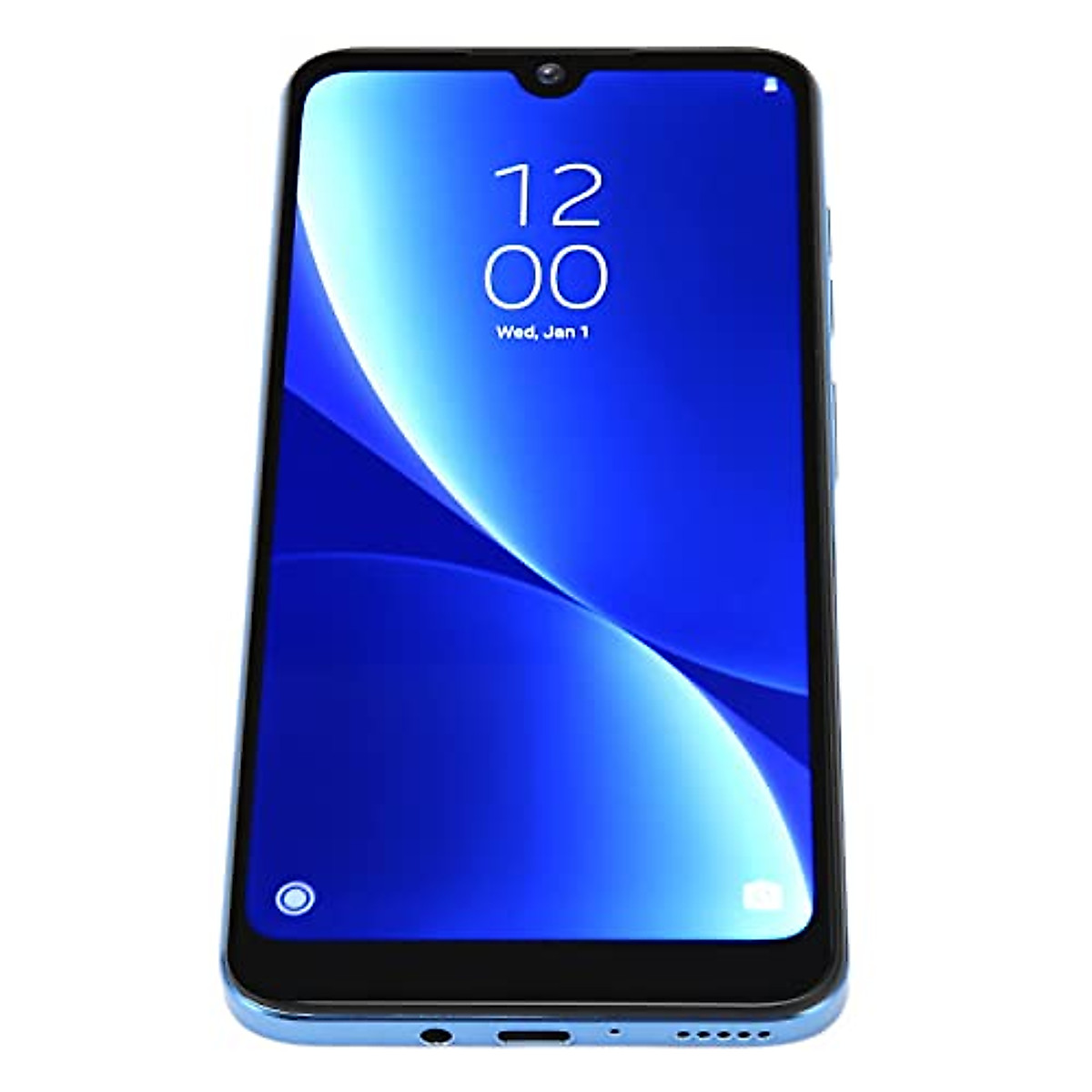 Airshi 4GB RAM 32GB ROM Cell Phone, 12s Pro Smartphone Double Card Slot 5G WiFi 1200x1960 Resolution for Home (Blue)