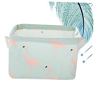 Zerodeko Fabric Organizer Bins Organizer Baskets Collapsible Storage Bins Finishing Basket Foldable Fabric Storage Bins Foldable Storage Cubes