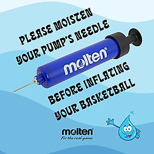 Molten BG2010 Basketball, Indoor/Outdoor, FIBA Approved, Premium Rubber, Deep Channel, Size 7, Orange/Ivory, Suitable for Boys Age 14 & Adult