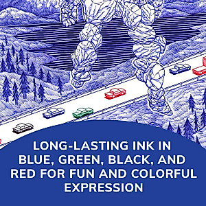 BIC 4-Color Original Retractable Ball Pens, Medium Point (1.0mm), 12-Count Pack, Retractable Ball Pen With Long-Lasting Ink