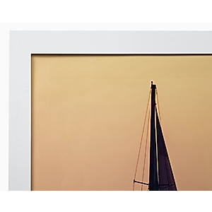 Gallery Solutions 16x20 White Flat Large Wall Frame