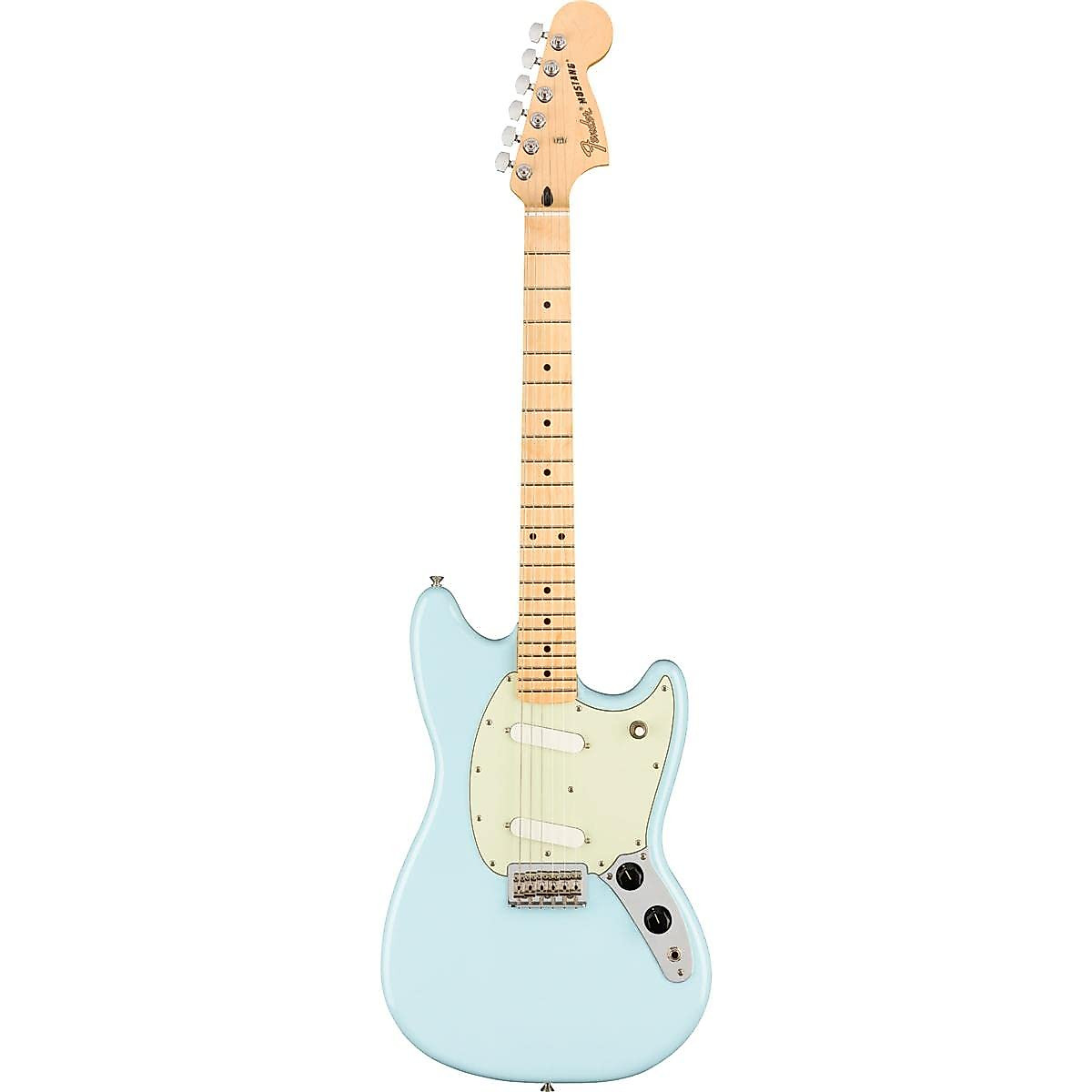 Fender Player Mustang Electric Guitar, with 2-Year Warranty, Sonic Blue, Maple Fingerboard