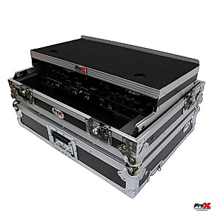 ProX XS-DDJSR2LT LED ATA Flight Case For Pioneer DDJ-SR2 DJ Controller with Laptop Shelf and LED