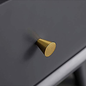 ZHAOLEI All Solid Wood Bedside Table Bedroom Nordic Home Wood Simple Bedside Storage Cabinet Gray