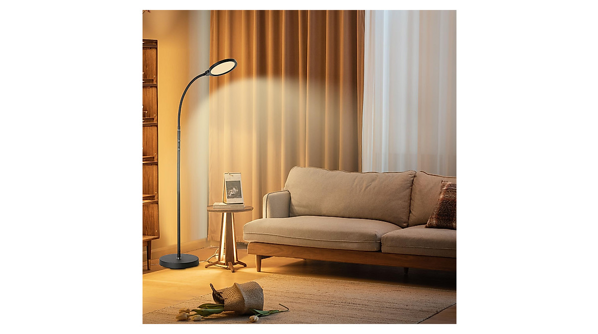 YOPSTAR Adjustable LED Floor Lamp with Remote Control
