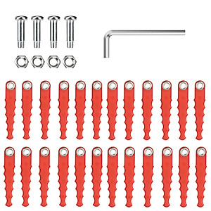 Yweller DF-065 Trimmer Head Replacement Blades Compatible with Black and Decker GH710 GH700 GH750 DF-065-BKP String Trimmer (33 Pack)
