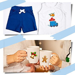 Jeyiour Heat Resistant Gloves and Sublimation Heat Tape, 9 Rolls High Temperature Tape with 1 Pair Gloves for Sublimation Silicone Bump, 10 Piece Set