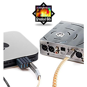 iFi Mercury3.0 Audiophile USB 3.0 A to B Cable for Computer/USB Audio and Data Transfer (0.5m, USB 3.0 B)