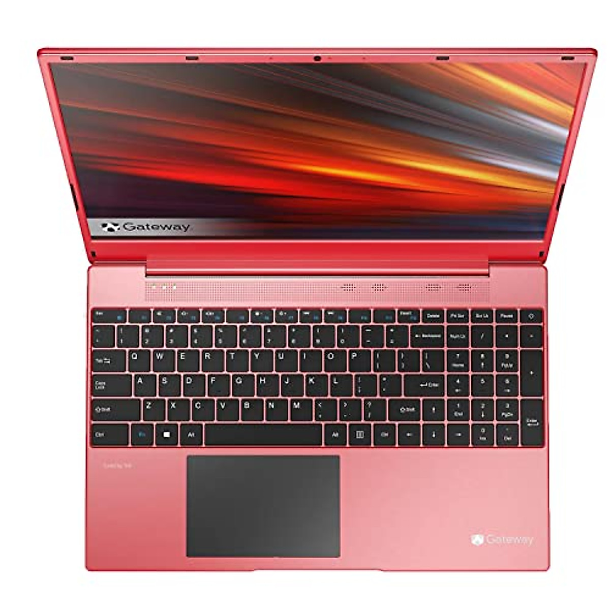 Gateway Ultra Slim Notebook, 15.6'' FHD IPS Display, AMD Ryzen 3-3250U with Radeon Graphics, 4GB RAM, 256GB SSD, Webcam, Tuned by THX Audio, Bluetooth, HDMI, Micro SD Slot, Type-C, Red (GWTN)