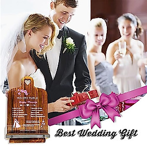 ORIKASO Wedding Gifts for Couples 2023 Engagement Anniversary Newlywed Gift for Couple Bridal Shower Gifts for a Happy Marriage Cookbook Stand Recipe Book Holder for Kitchen
