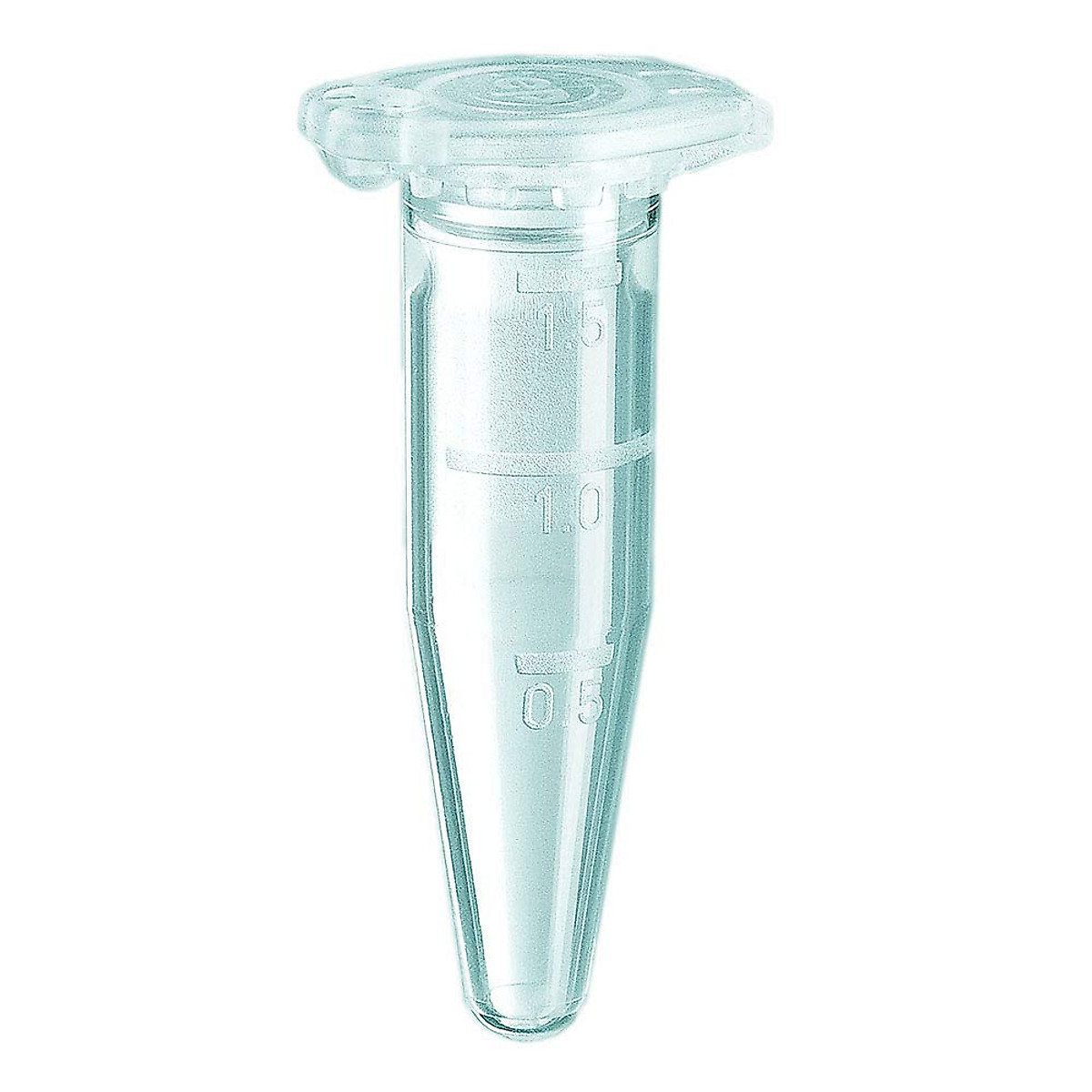 Eppendorf 022363204 Polypropylene Safe-Lock Graduated Microcentrifuge Tube, 1.5mL Capacity, Clear (Case of 500 Tubes)