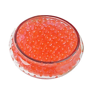 TABLECLOTHSFACTORY 14g Big Round Deco Water Beads Jelly Vase Filler Balls for Centerpieces Table Decoration - RED