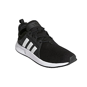 adidas Originals X_PLR Sneaker, Black/White/Black, 5 US Unisex Big Kid
