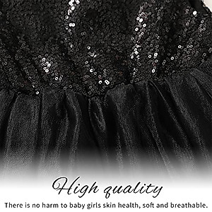 Toddler Baby Girls Dress Sleeveless Sequins Party Dresses Princess Lace Tulle Tutu Dress