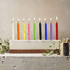 HELLY Unscented 4" Mini Chime Ritual Spell Taper Candle - Set of 100