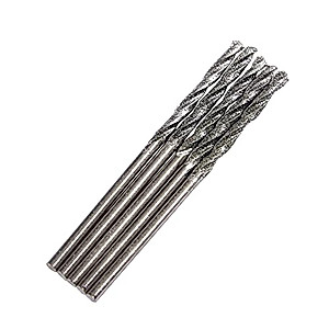 1mm Diamond Bits for Drilling Stone Compatible with Dremel Collet Included Drill Bit Set Twist Tip Design Jewelry Sea Glass Beach Shell Gemstone 20 Pieces Set