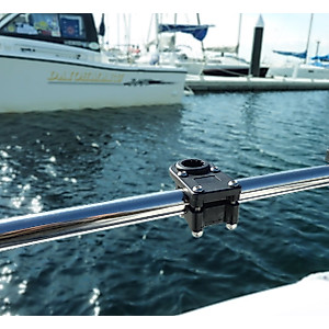 Brocraft Pontoon Boat Rod Holder/Fishing Rod holder for Square/Rail mount