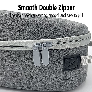 For PSVR 2 Host Carrying Case, for PS5 VR2 Host Handle VR Glasses Accessories, Shockproof Anti-Crush Storage Bag (grey)