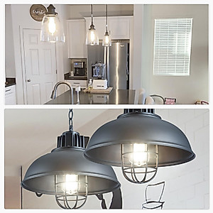 SHINESTAR E26 LED Bulb 60 Watt Dimmable, 4000K Bright White, Edison Light Bulbs for Bathroom Vanity, 4-Pack