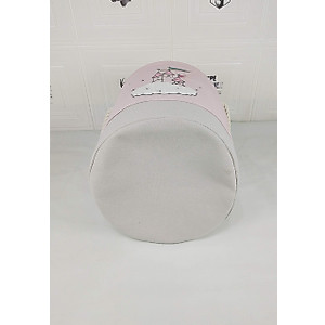 KUNRO Large Sized Round Storage Basket Organizer Bin Laundry Hamper for Nursery Clothes Toys