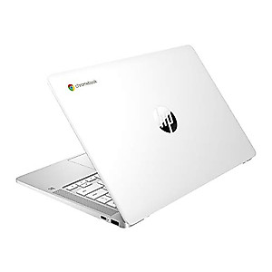 HP 2021 Newest Chromebook 14" HD Laptop for Business and Student, Intel Celeron N4000, 4GB RAM, 32GB eMMC, Backlit-KB, Webcam, Fast Charge, WiFi, USB-A&C, Chrome OS, w/64GB SD Card, GM Accessories