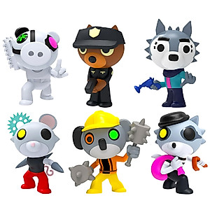 Piggy Blind Bag Party Favors - 3 Pk Bundle with Piggy Mystery Minis Figurines, Phone Decals | Piggy Mini Blind Egg Toys for Kids (Piggy Series 3)