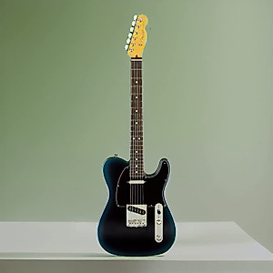 Fender 6 String Solid-Body Electric Guitar, Right, Dark Knight (0113940761)