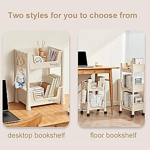 Storage Rolling Cart, 2/3/4 Tiers Moving Cart, Foldable Utility Cart, Multi Functional Rolling Drawer Cart, Rolling Storage Trolley with Wheel, Mobile Storage Organizer, Storage Cart for Books, Snack