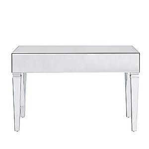 SEI FURNITURE Darien Mirrored Desk, Silver