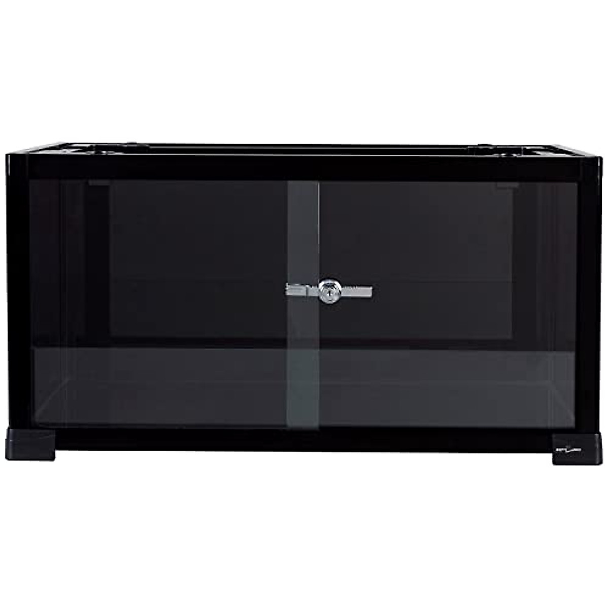 REPTI ZOO Glass 15 Gallon Reptile Tank 24" X 12" X 12", Black-Tinted ECO Reptile Terrarium