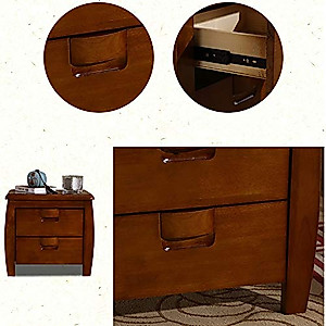 ZHAOLEI Solid Wood Bedside Table Nordic Home Simple Nightstand Bedside Storage Cabinet Bedroom Furniture