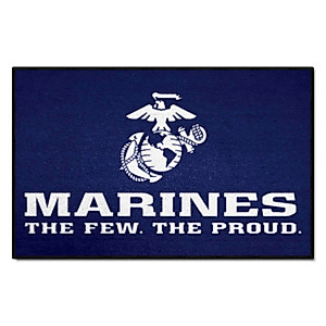Fanmats Military 'Marines' Nylon Face Starter Rug, 19"x30"