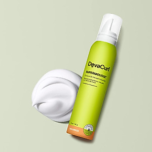 DevaCurl SuperMousse® Coconut Oil Infused Volumizer, Superfruits, 5 fl. oz. -141g