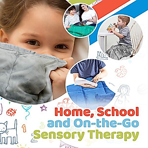 LITTLE CHUBBY ONE Weighted Lap Pad - Heavy Blanket - 7 Lbs - 19" x 22"