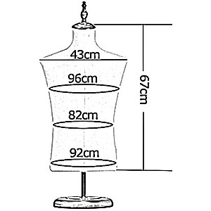 Tailors Dummy Male Manikin Dummy with Head and Arms| for Clothing Display Dressmakers Mannequin Dressmakers Dummy