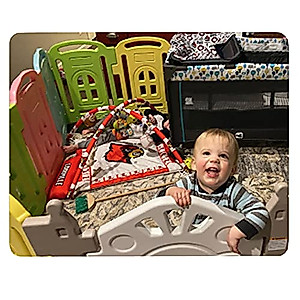 Dream On Me 14 Panel Groovy Play Center, Play Pen, Playard in Multi Colors