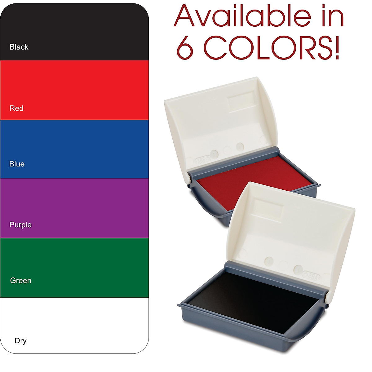 Shiny SHI-40169 Small Rubber Stamp Pad, 2 3/4" x 4 3/8", Green Ink