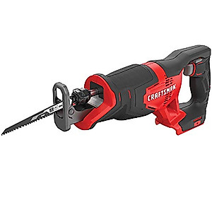 ​​CRAFTSMAN V20 Reciprocating Saw, Cordless, 3,000 RPM, Variable Speed Trigger, Quick Easy Blade Change, Bare Tool Only (CMCS300B)