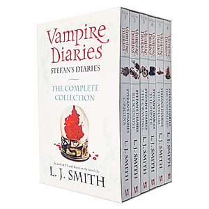 Vampire Diaries Stefan's Diaries The Complete Collection Books 1 - 6 Box Set by L. J. Smith (Origins, Bloodlust, Craving, Ripper, Asylum & Compelled)