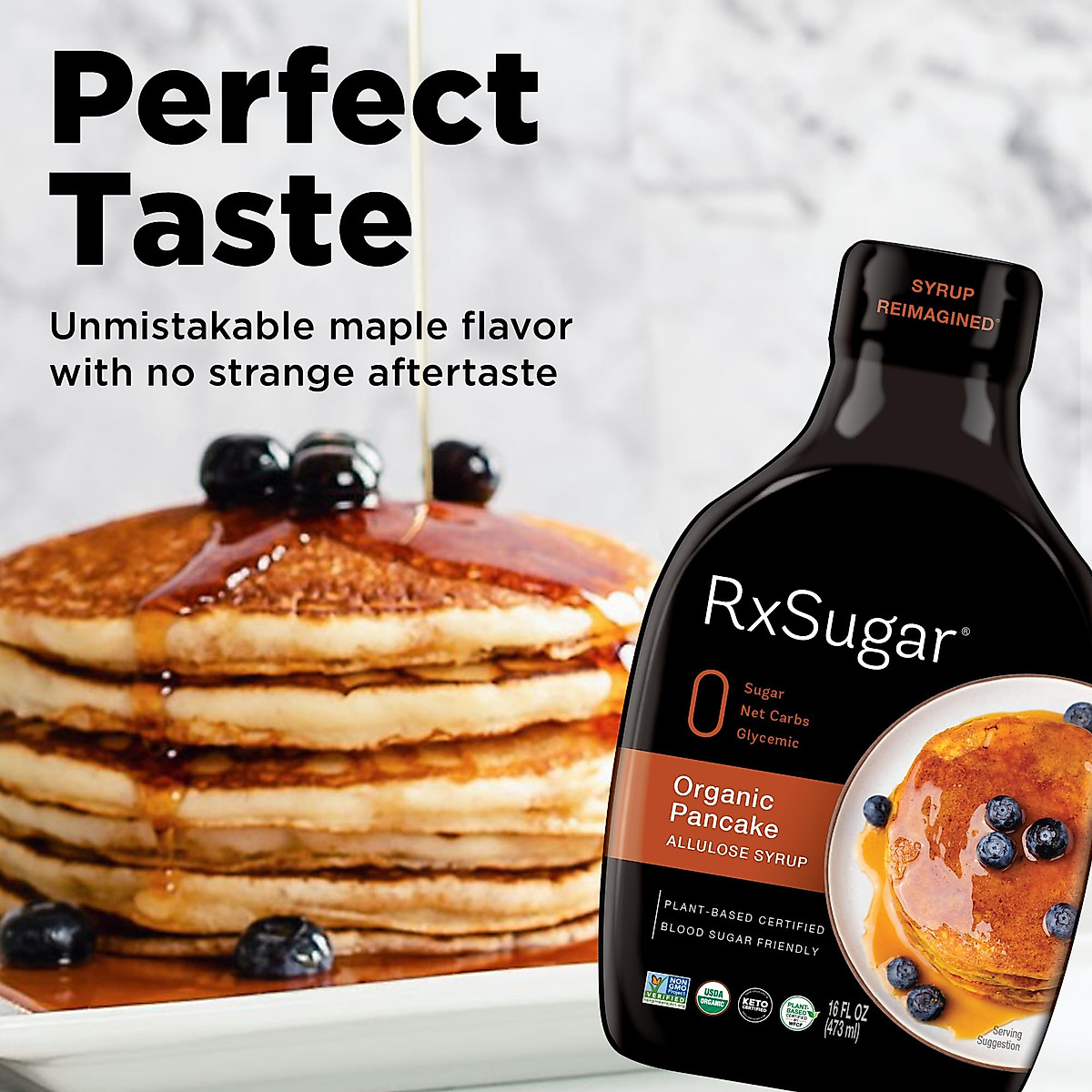 RxSugar Organic Pancake Syrup