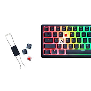 G.Skill KM250 RGB 65% (67-Key) Mechanical Keyboard, PBT Dual Injection Keycap (Black)