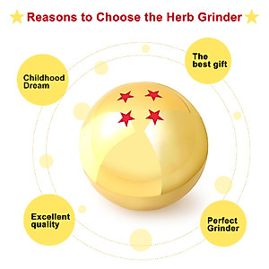 VICKYDGE Anime Ball Grinder, Large Spice Grinder 2.2 Inch