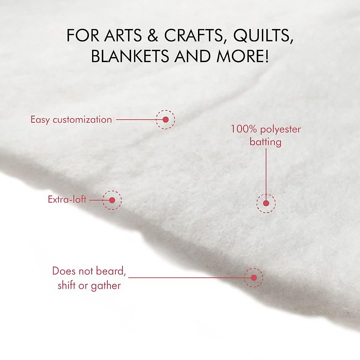 Fairfield Poly-Fil Extra-Loft Batting Crib 45" X 60"