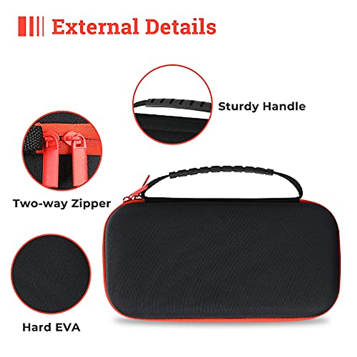 ProCase Carrying Case for Klein Tools ET310 AC Circuit Breaker Finder & RT250 GFCI Receptacle Tester, Electrical Tools Circuit Tracer Storage Bag for Accessories (𝐂𝐀𝐒𝐄 𝐎𝐍𝐋𝐘)