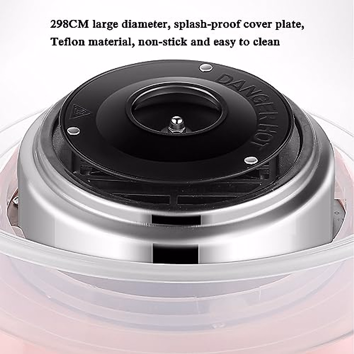 LOTIKS Cotton Candy Machine Children's Home Automatic Fancy Wiredrawing Mini Color Granulated Sugar Hand-Made Cotton Candy Machine(Blue)