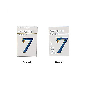 Kpop 54 PCS Lomo Cards Bangtan Boy New Album Map of The Soul 7 Gift For Army Girls (Map 7 Card)